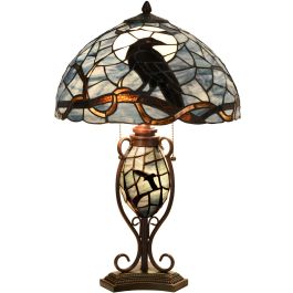 Bieye Lighting Bieye L10954 Raven Sitting on Bare Tree Branch in Full ...